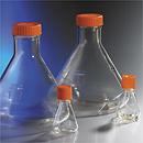 Flask TC Corning Graduated Vented Cap 125mL 33mm each : Store, UoM